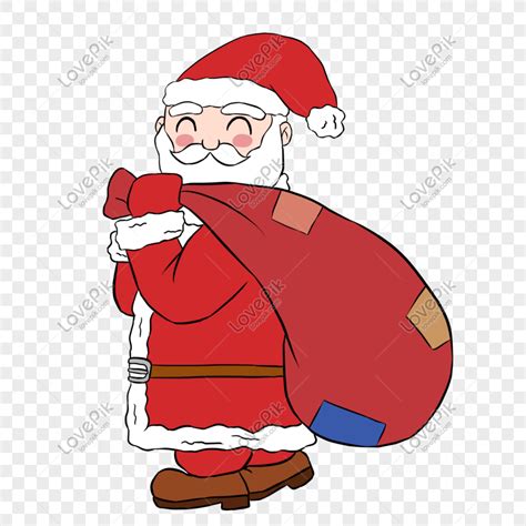 산타 클로스 다시 선물 일러스트 레이션 Png 일러스트 무료 다운로드 Lovepik