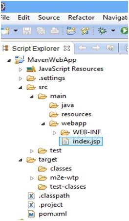 Maven Web Project Structure War Archetype Tutorial Savvy