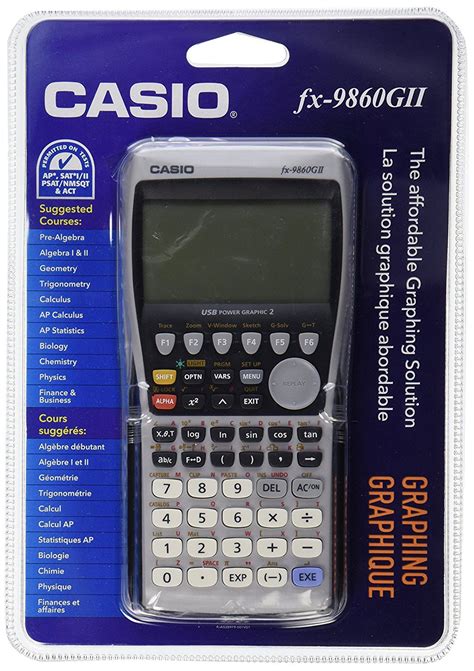 Casio Fx 9860gii Graphing Calculator Black Calculadora Computador