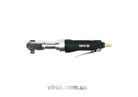 Тріщатка пневматична YATO : квадрат- 1/2", 68 Нм, 6.2 бар, 110 л/хв ...