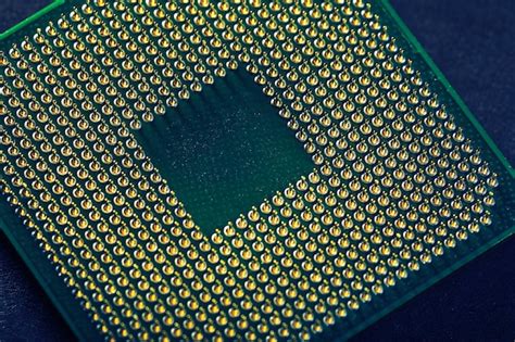 Premium Photo Computer Processor Close Up