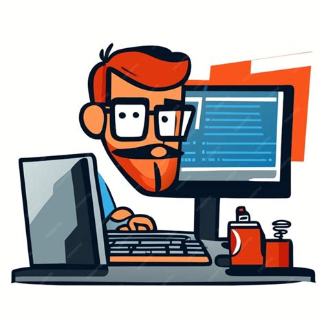Premium Vector Coding Vector Illustration Cartoon