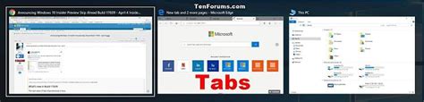 Turn On Or Off Show Tabs For Sets In Alt Tab In Windows Tutorials