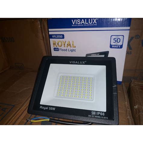 Jual Lampu Sorot Led Smd Floodlight W Visalux Shopee Indonesia