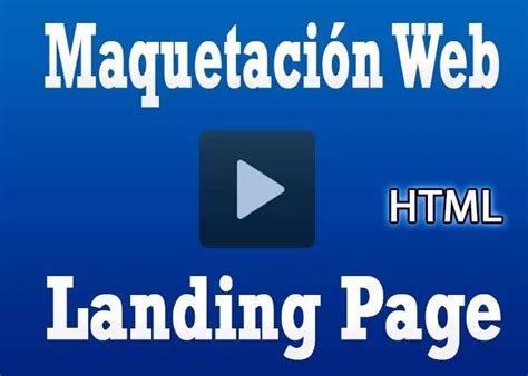 Tutorial Ejemplo PrÁctico MaquetaciÓn Web Landing Page Html5 Y Css3