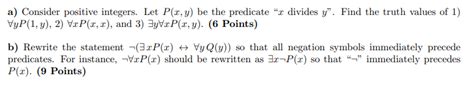 Solved A Consider Positive Integers Let P X Y Be The Chegg
