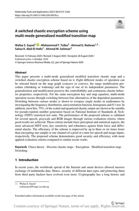 A Switched Chaotic Encryption Scheme Using Multi Mode Generalized Modified Transition Map