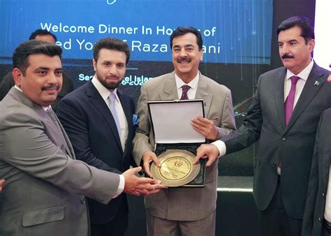 Chairman Senate Syed Yousaf Raza Gillani Recognizes Mohsin Nawaz Long