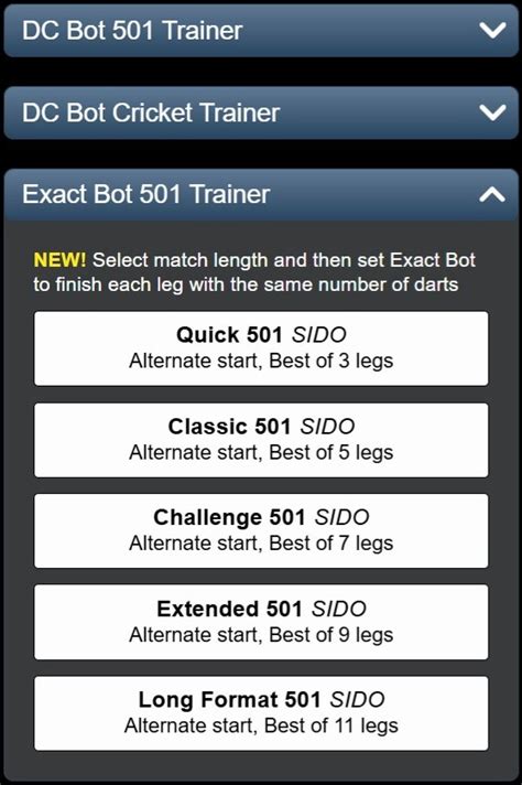 Dial In The Computer Opponent With Exact Bot Dartconnect