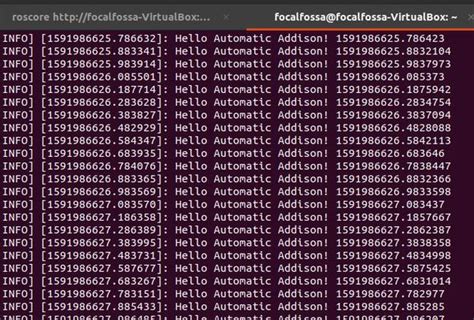 how to run a node in ros noetic