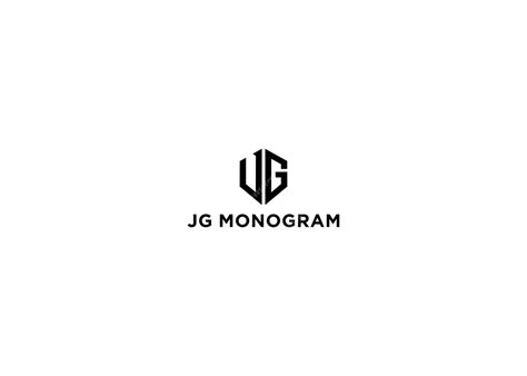 Premium Vector Jg Monogram Logo Design Vector Illustration