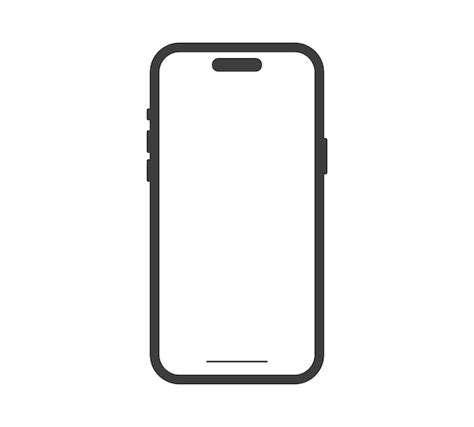 Premium Vector Smartphone Flat Icon Mobile Phone Iphone Icon Vector Illustration