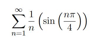 Solved n n sin nπ Chegg