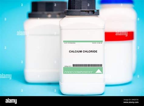 Container Of Calcium Chloride Stock Photo Alamy