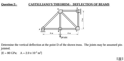 Solved Solve This Question On Deflection Of Beams Strength Of Materials Question 2