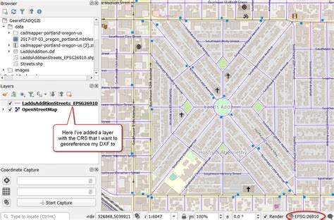 Georeferencing CAD DXF With QGIS Open Gis Lab