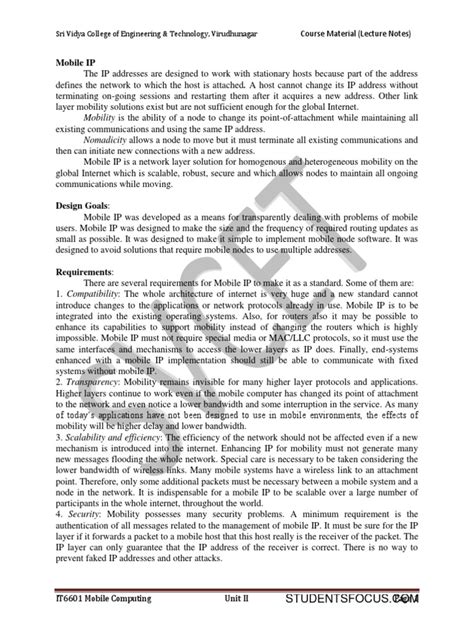 Unit Ii Pdf Transmission Control Protocol I Pv6