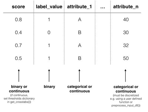 Understanding Input Data Aequitas Documentation