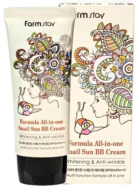 BB крем FarmStay Formula All-In-One Snail Sun BB Cream SPF50+ PA ...