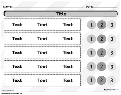 SBL Landscape BW Storyboard By Templates
