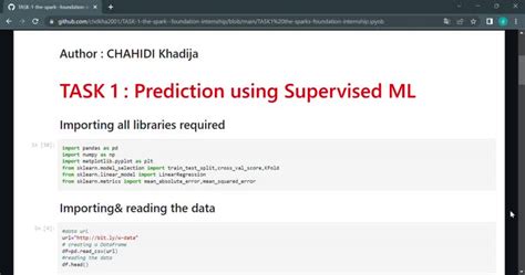 khadija chahidi on linkedin task1 grip datascience linearregression ml prediction…