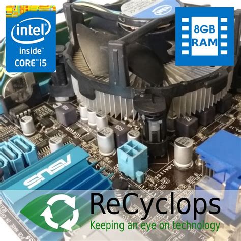 Mini Itx Bundle I5 3470s Cpu 8gb Samsung Ram Asus P8h61 I R2 0 Motherboard · 80 00