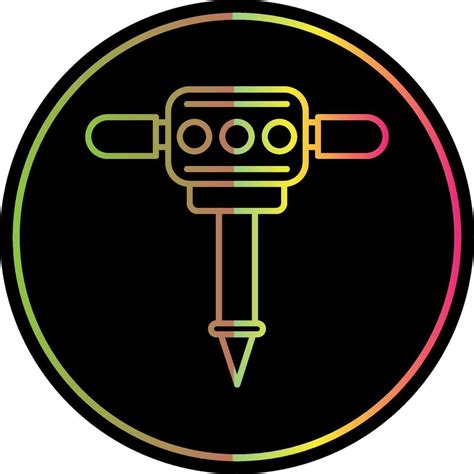 Jackhammer Line Gradient Due Color Icon 39262501 Vector Art At Vecteezy