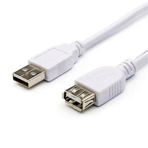 Кабель Atcom Usb 2 0 Am Af 3 м білий 3790 Id 1851933225 ціна 94 ₴ купити на Prom Ua