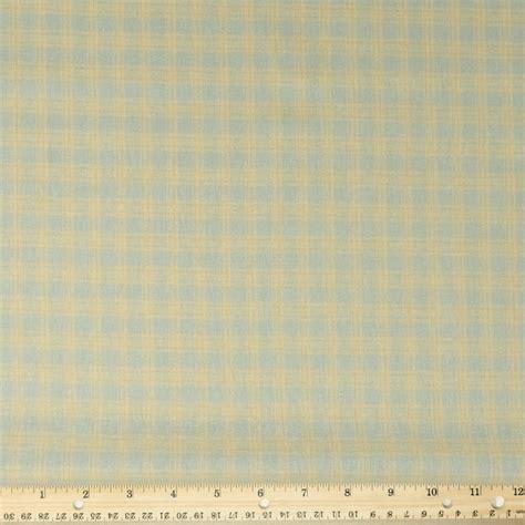 Waverly Inspirations 100 Cotton 44 Homespun 1 Plaid Dove Color