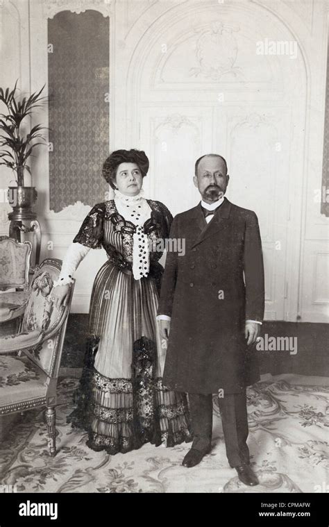 Cipriano Castro With His Wife In Berlin Stock Photo Alamy