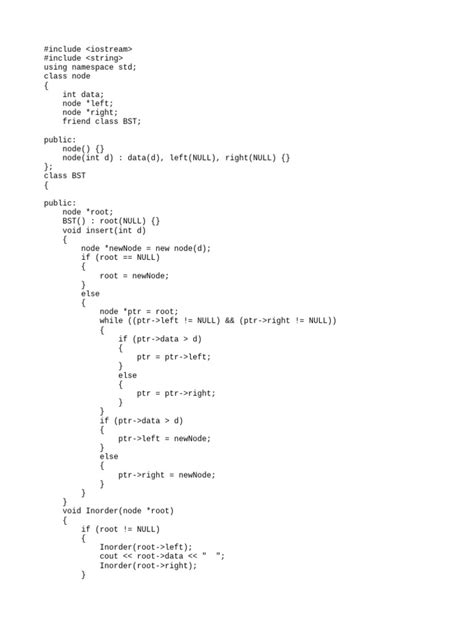 Bst Pdf Computer Programming Algorithms And Data Structures