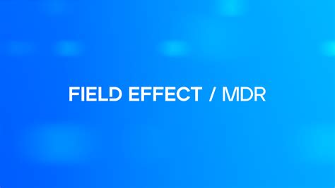 Field Effect Mdr Network Field Effect