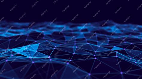 Premium Photo Abstract Technology Background Network Connection