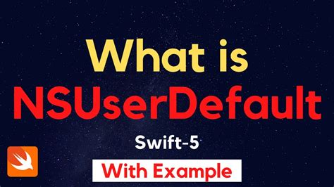 Nsuserdefault Save And Fetch Value From Nsuserdefault In Swift Ios Youtube