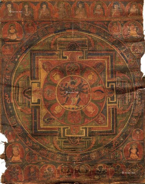 1415世纪 胜乐金刚9尊坛城唐卡 远方拍卖 2014年秋季艺术品拍卖会 远方拍卖 拍品价格 图片 拍卖专场 拍卖会预展 拍卖会结果 卓克拍卖频道