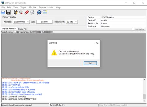 The Interface Firmware Failed To Resethalt The Ta