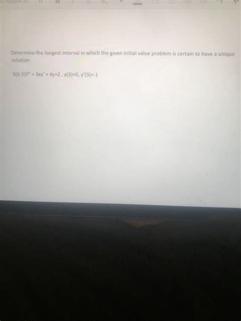 solved determine the longest interval in which the given