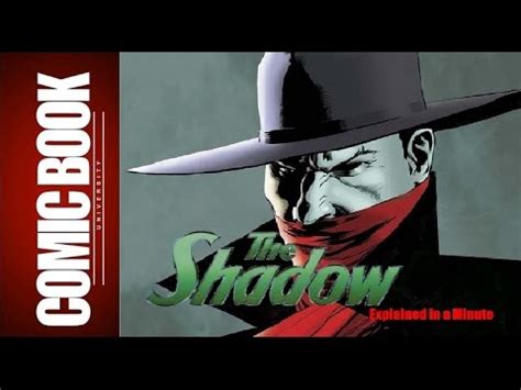 The Shadow Explained In A Minute Comic Book University Youtube