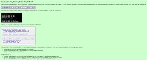 Solved Recursivegreatestcommondivisor Chapter 8 Pr 7