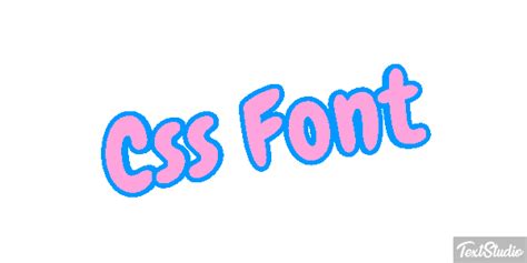 Css Font Font Animated  Logo Designs