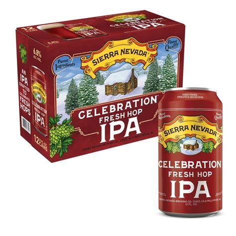 Sierra Nevada Celebration Fresh Hop Ipa Craft Beer 12 Pack 12 Fl Oz