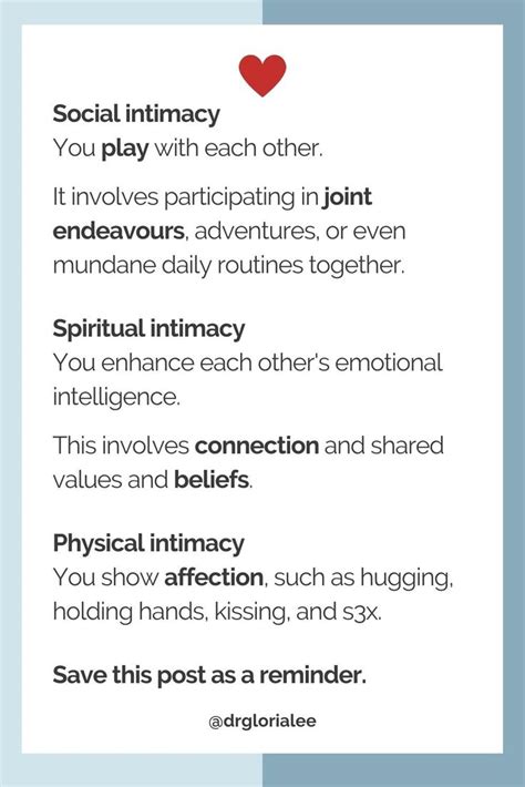 The Types Of Intimacy Physical Intimacy Relationship Healthy Relationships