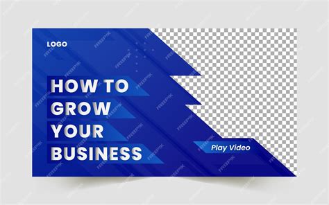 편집 가능한 유튜브 소형 템플릿 디자인 유튜브 비디오 라이브 스트림 비디오 소형 및 커버 프리미엄 벡터