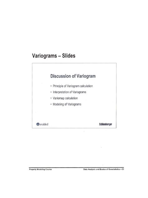 Variogram Petrel Workflow Pdf