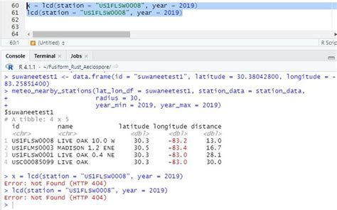 Problem With Lcd Function In Rnoaa Package Issue Ropensci Rnoaa Github