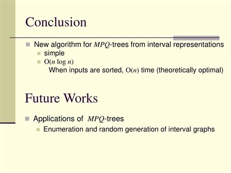 Ppt Simple Efficient Algorithm For Mpq Tree Of An Interval Graph