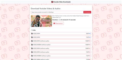 Youtube Video Downloader Web Application Project Codegully Store