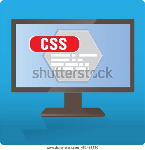 Css Web Design Programming Language Vector Stock Vector Royalty Free