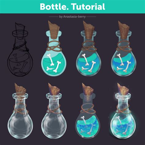 Bottle Tutorial By Anastasia Berry On DeviantArt