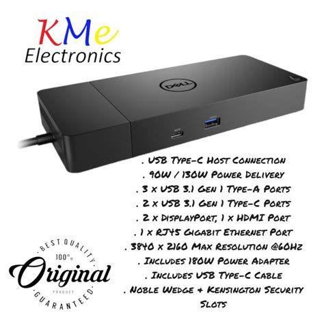 TOP SELLER Original Dell K A Dell WD Dell WD S Dell WD TB Dell WD DCS Docking